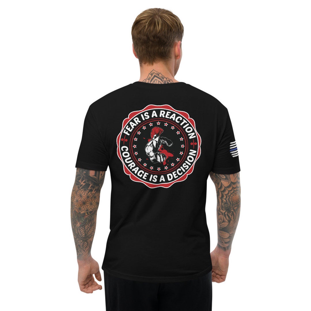Adult FEAR IS A REACTION Tee - Etsy