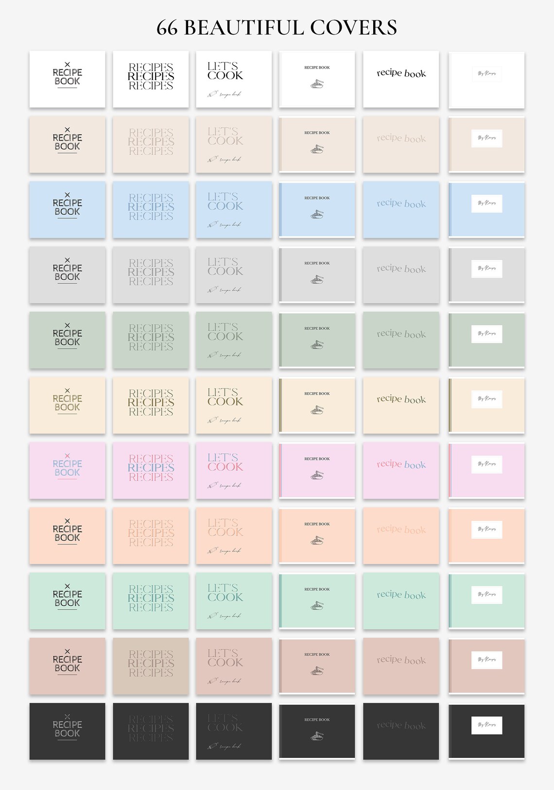 Digital Recipe Book for Goodnotes Notability Digital Ipad - Etsy