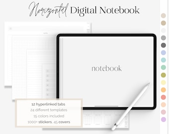 Digital Notebook Goodnotes Planner for iPad (Instant Download) - Etsy