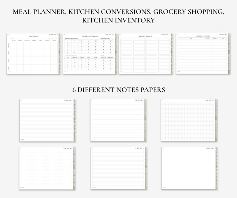 Digital Recipe Book for Goodnotes Notability Digital Ipad - Etsy
