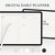 The Minimal Digital Planner, Portrait Digital Planner, iPad 365 Day ...