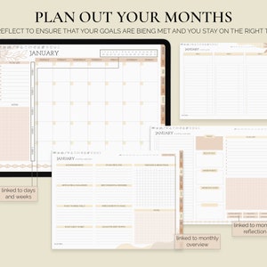 Boho Digital Planner Undated, Goodnotes Planner, 2024 2025 Undated ...