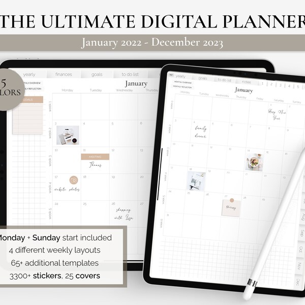 2021 Digital Planner Notability - Etsy