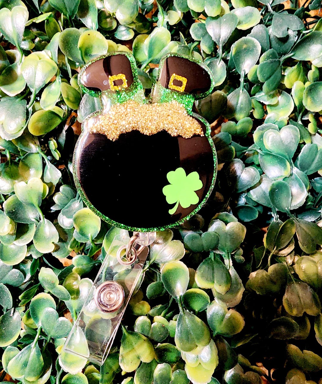 Pot of Gold Badge Reel, St Patrick's Day Badge Reel, Medical Assistant ...