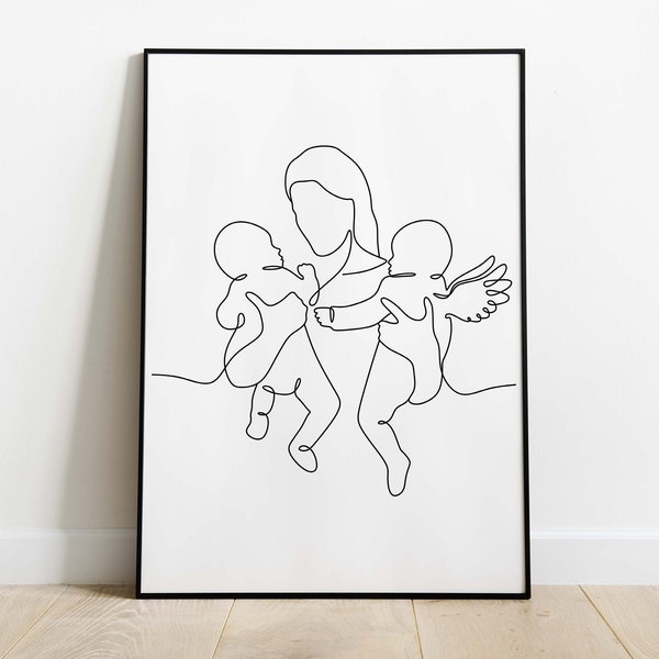 Baby Line Drawing - Etsy