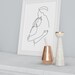 Abstract Couple One Line Art Drawing Romantic Poster Minimalist Couple ...