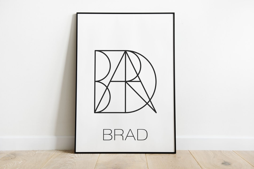 Custom Tiktok Name Logo Geometric Line Art Design, DIGITAL FILES - Etsy