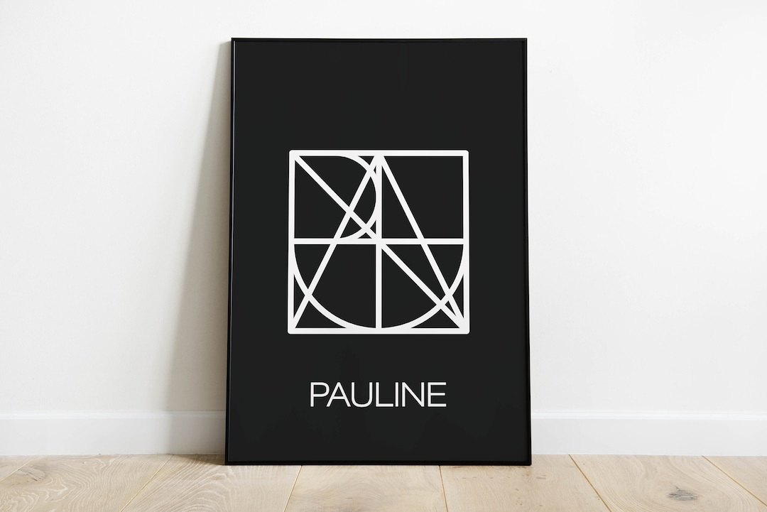 Custom Square Name Logo Line Art Tiktok or Tattoo Design, DIGITAL - Etsy