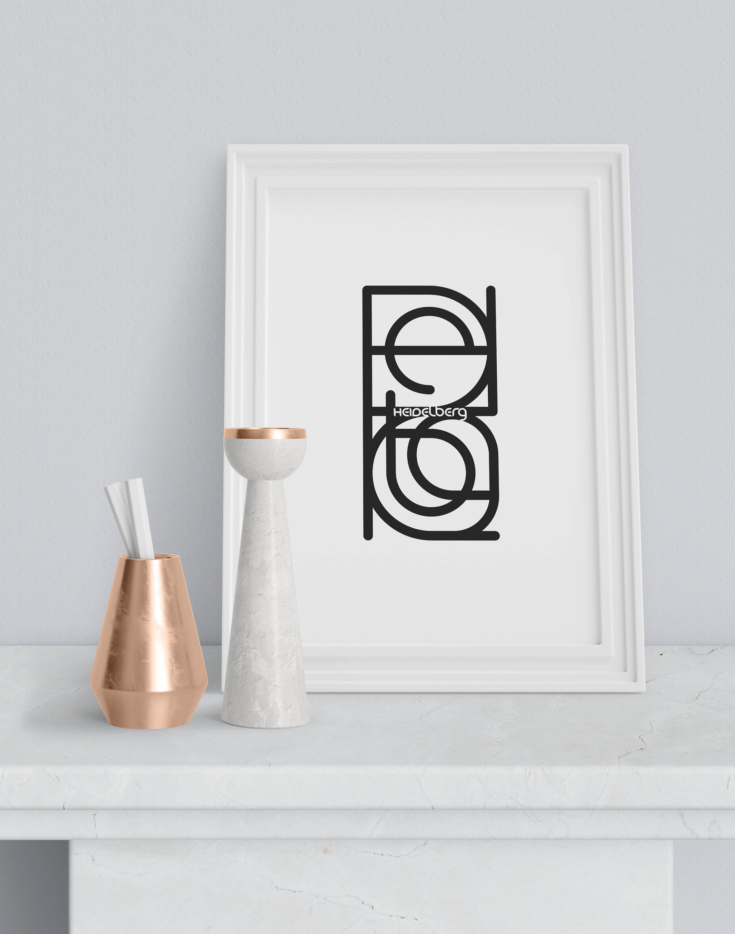 Custom Name Logo Geometric Line Art Design DIGITAL FILES - Etsy