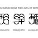 Custom Name Logo Geometric Line Art Design, DIGITAL FILES - Etsy
