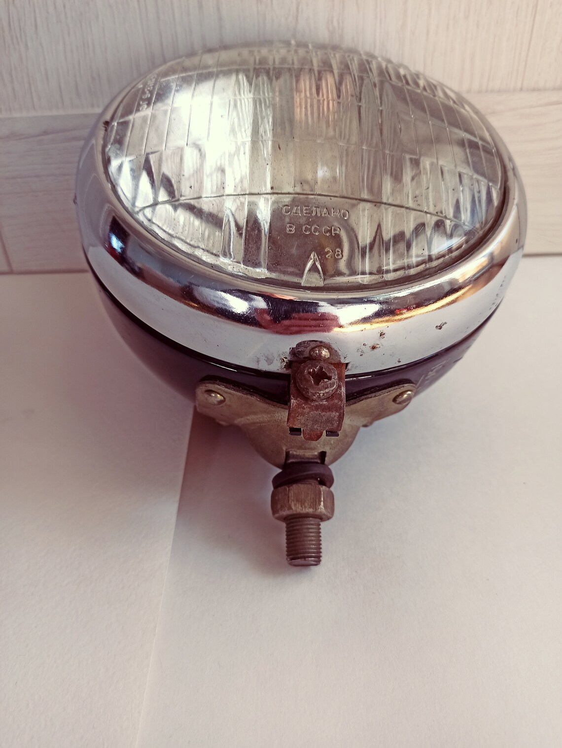 Soviet Black Tractor Headlight Tractor Guide Lens Vintage | Etsy