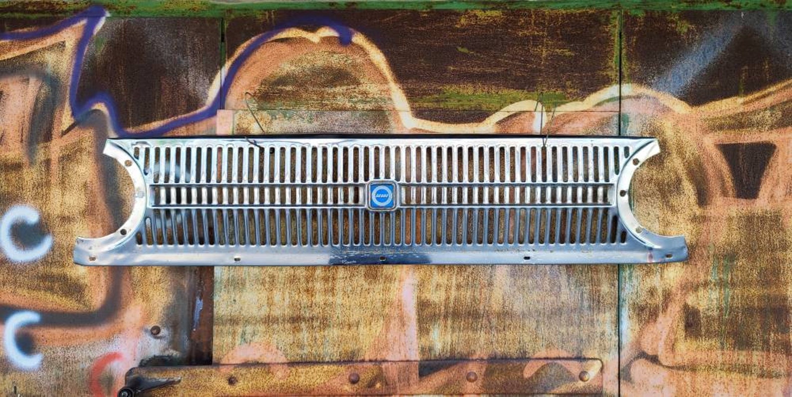 Chrome-plated Radiator Grill of the Soviet izh Car - Etsy