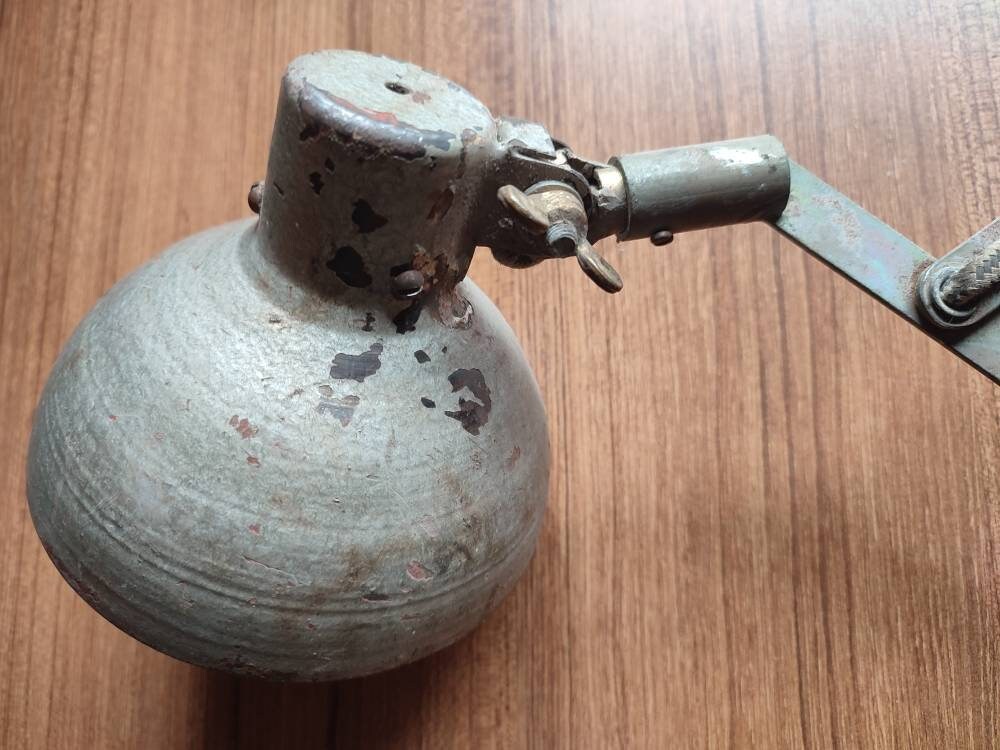 Soviet Industrial Lamp metal Lamp USSR vintage Desk Lamp - Etsy