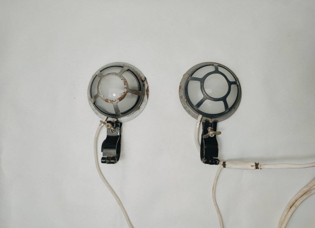 Original Soviet Wall Lamp, Metal Lamp USSR, Retro Light 80s, Industrial ...