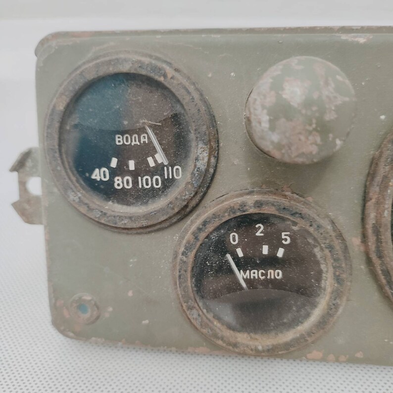 Instrument Panel From an Old Soviet Truck ZIS-151 40-50s / Soviet Truck ...