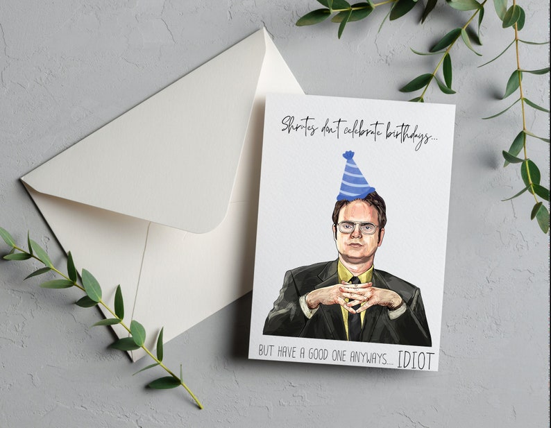 Dwight Happy Birthday Card - Etsy