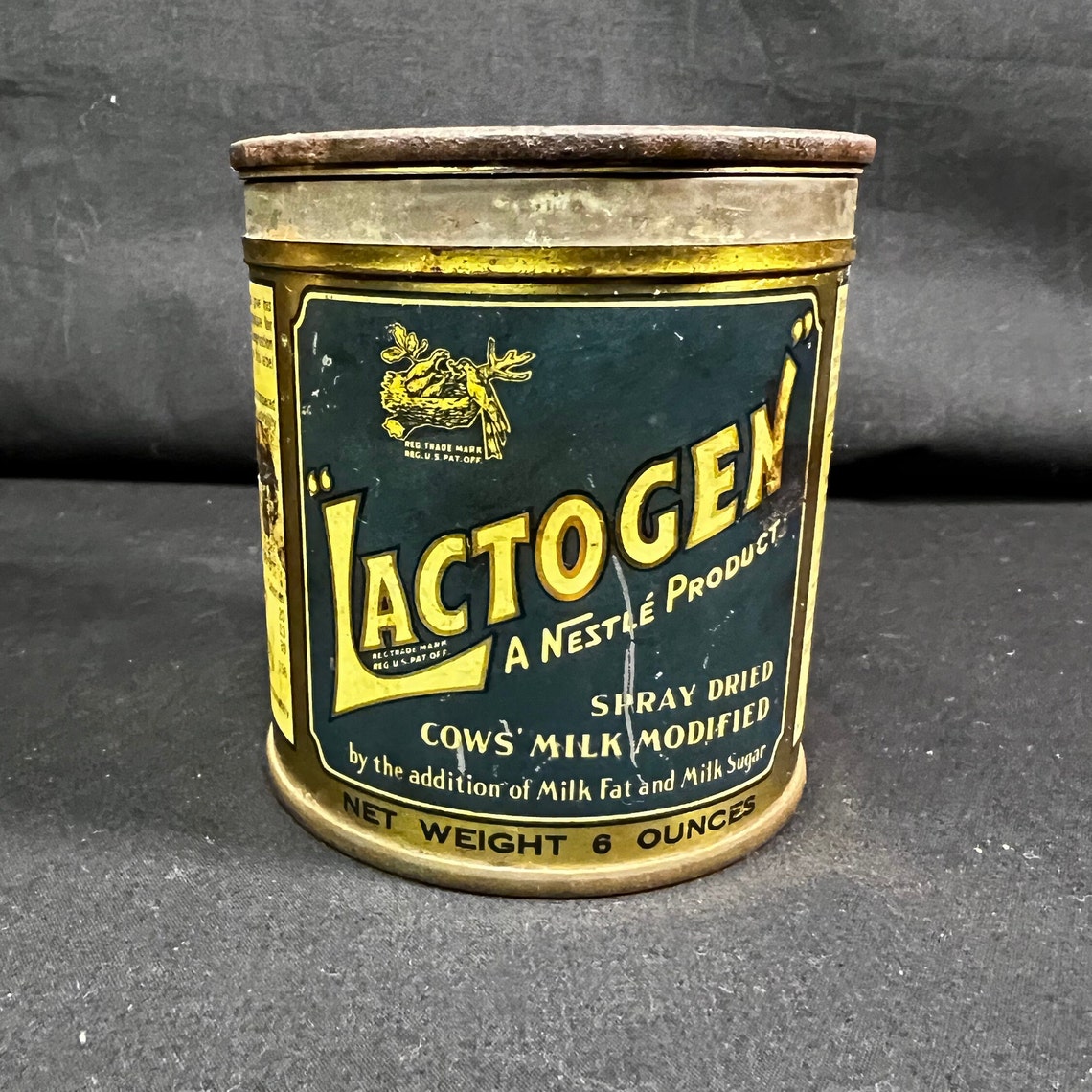 Vintage 1940's Original Lactogen A Nestle Product Collectable Tin - Etsy