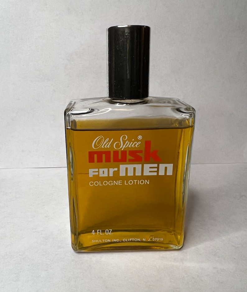 Vintage 1970s Old Spice Musk for Men Cologne Lotion - Etsy