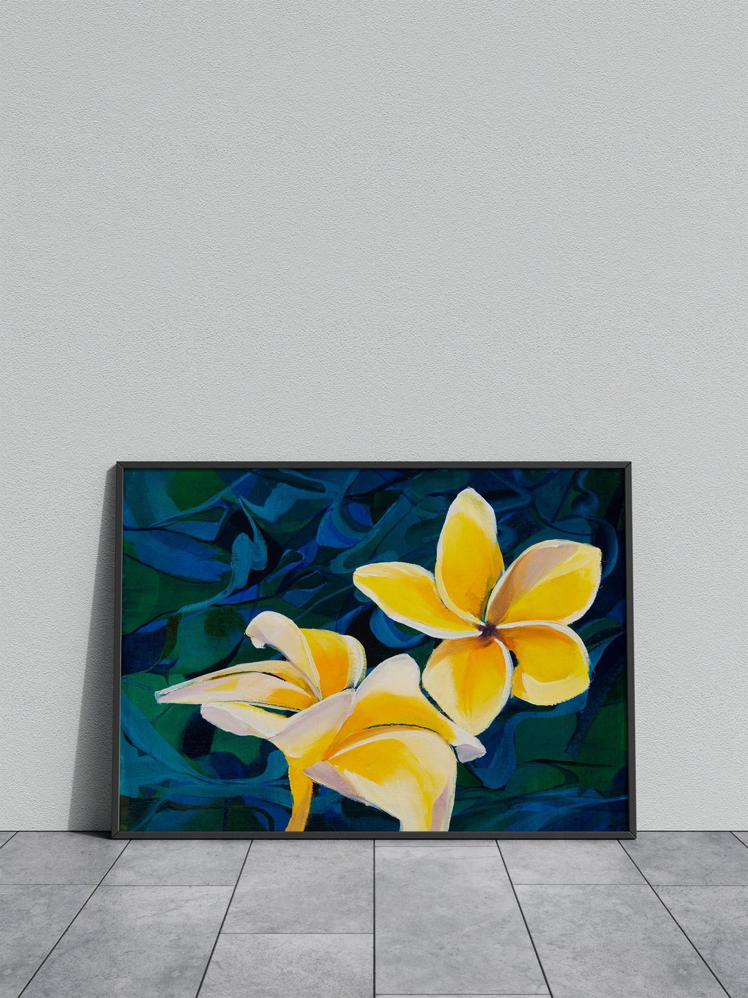 Fine Art Plumeria Art Print | "pua Pua Plumeria" | Hawaii Art - Etsy