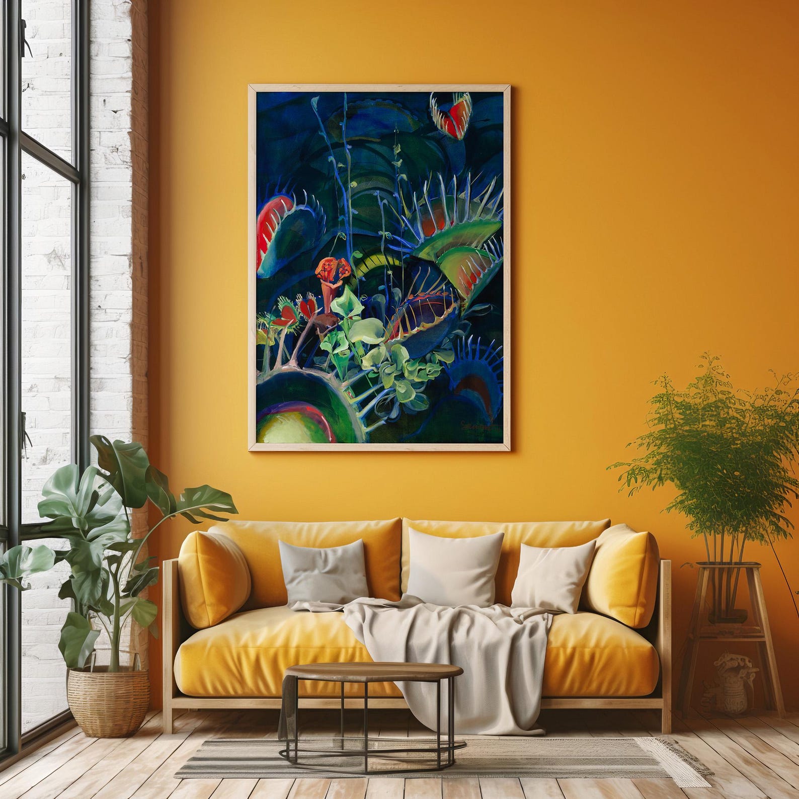 Dionaea Fine Art Print | Venus Fly Trap Art | "dungeon Dionaea ...