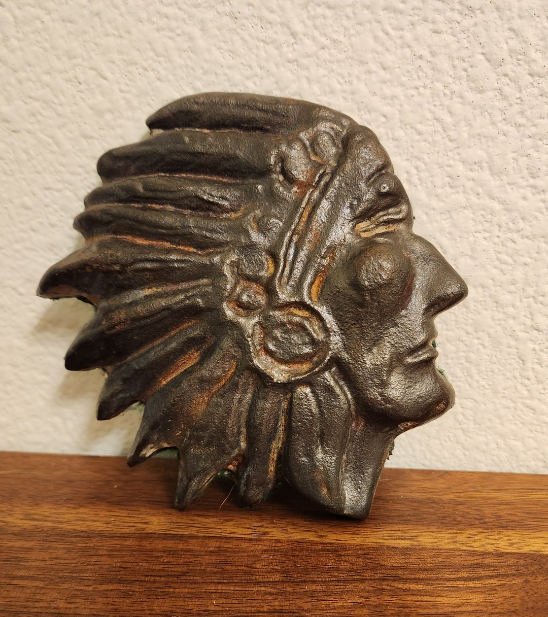 Cast Iron Native American Indian Depictions - Etsy
