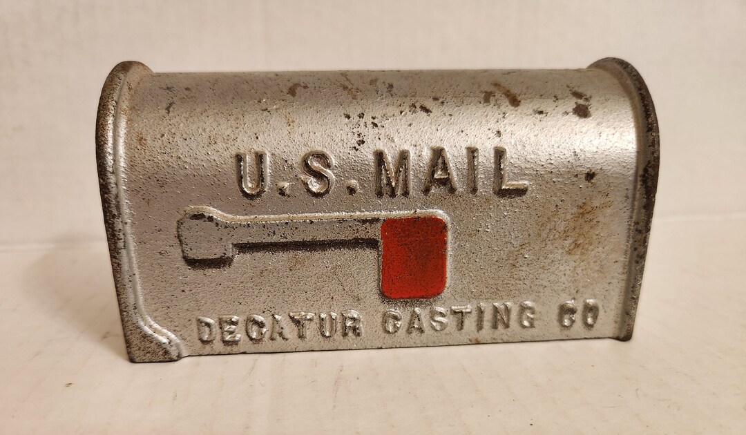 1960s Cast Iron Mailbox Advertising Memorabilia - Etsy