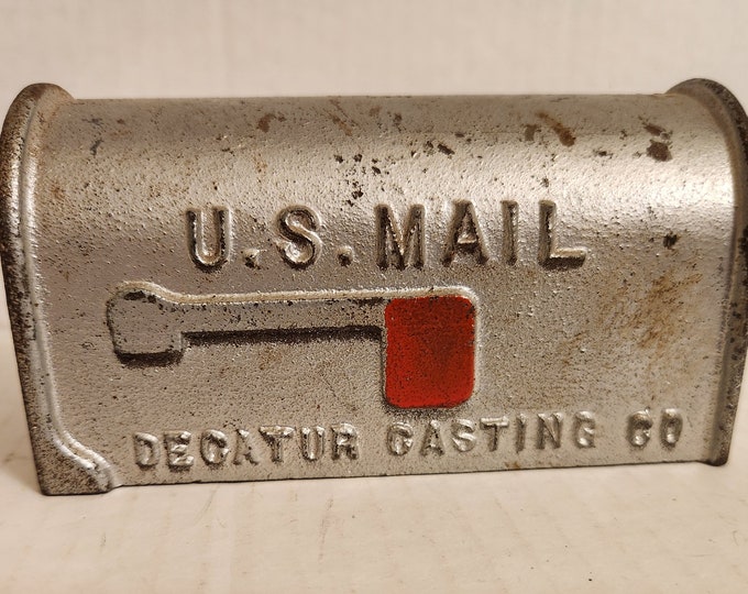 1960s Cast Iron Mailbox Advertising Memorabilia - Etsy