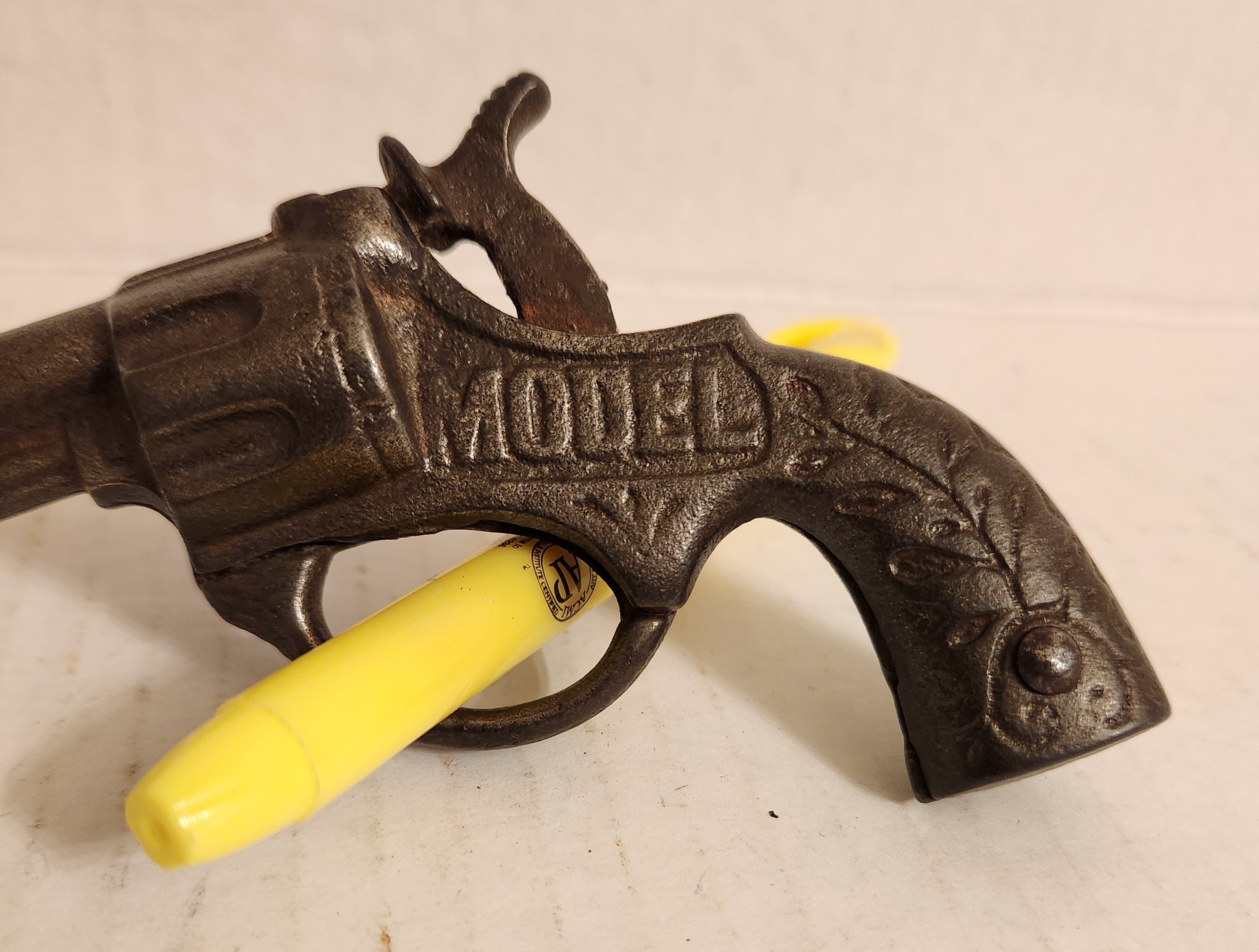 Antique Cast Iron Toy Cap Gun - Etsy