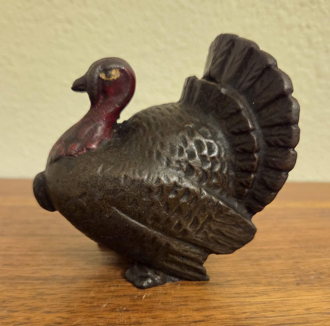 A.C. Williams Cast Iron Turkey Bank - Etsy
