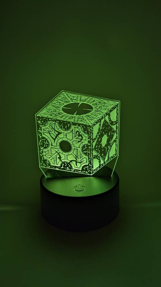 Hellraiser Puzzle Box Gaming Lamp - Etsy