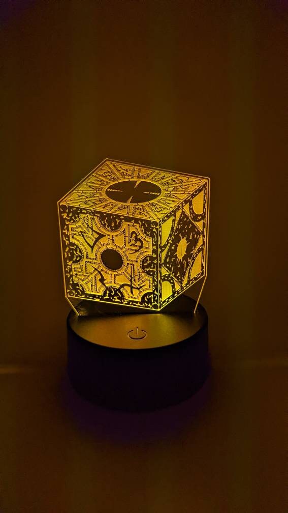 Hellraiser Puzzle Box Gaming Lamp - Etsy