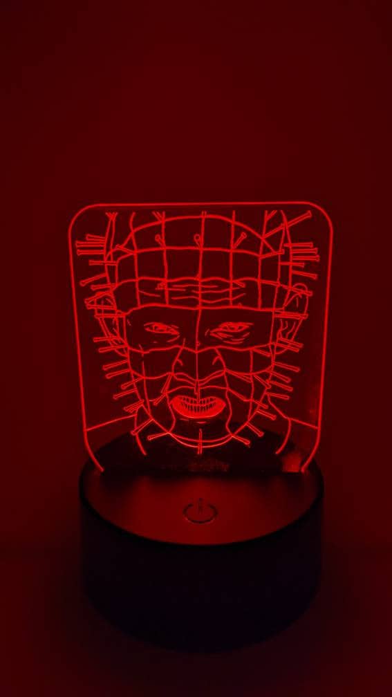 Pinhead Hellraiser LED Lamp - Etsy