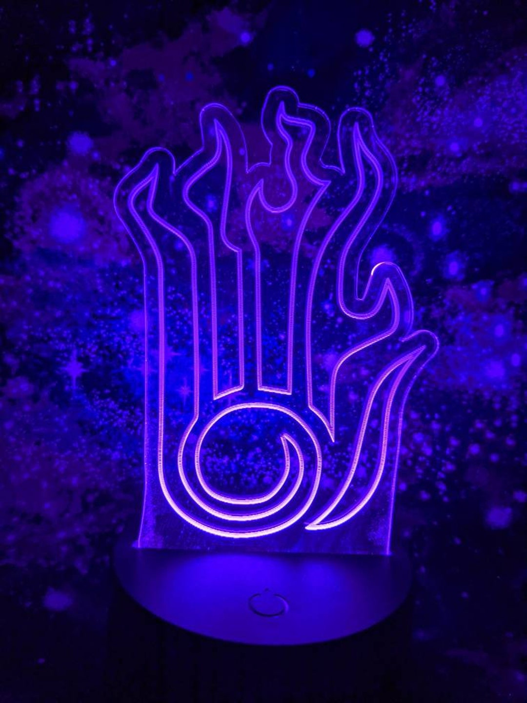 Skyrim Destruction Magic Gaming Lamp - Etsy