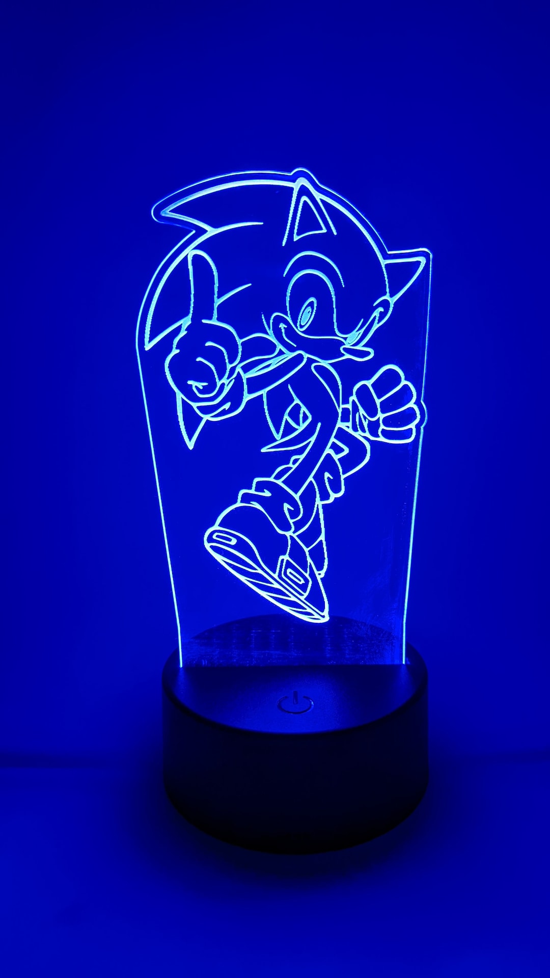 Sonic He Hedgehog Night Light LED Lamp - Etsy