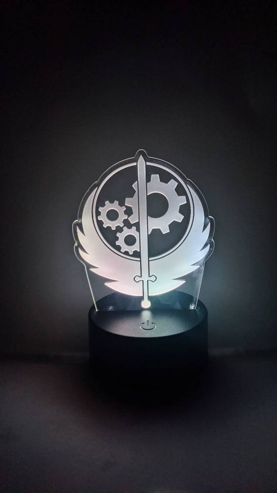 Fallout Brotherhood of Steel Night Light LED Lamp - Etsy
