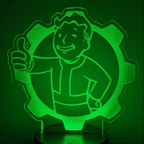 Fallout: New Vegas Quote LED Night Light Lamp - Etsy