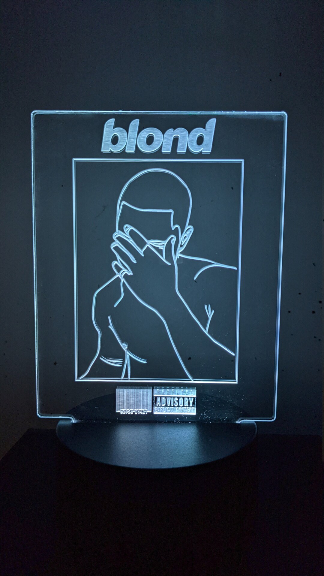 Frank Ocean - Blonde Album LED Night Light - Etsy