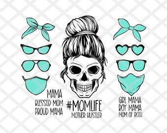 Mom Skeleton Svg | Etsy