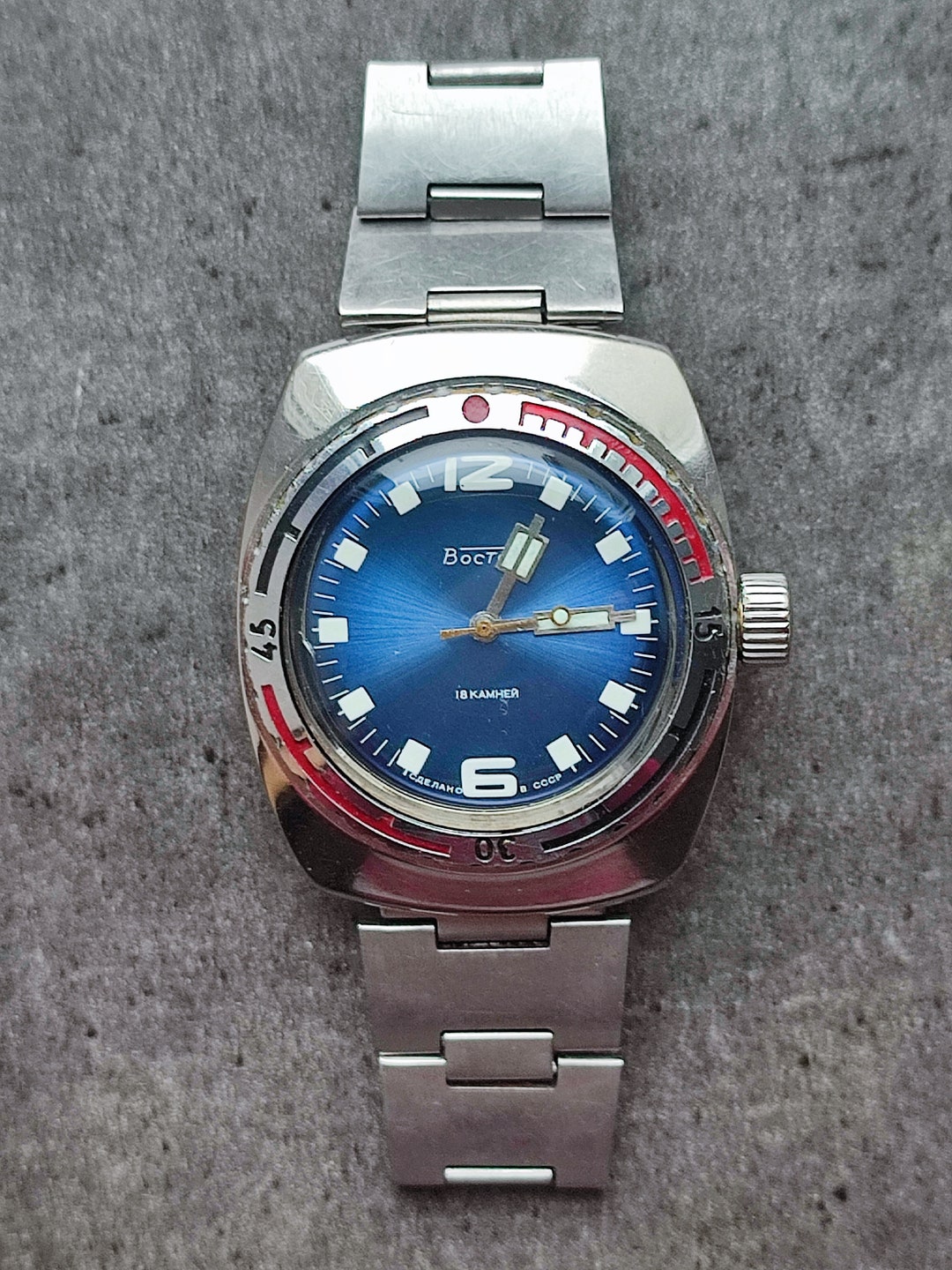 Vintage Soviet Watch Vostok Rare Dial Wostok Original Band - Etsy