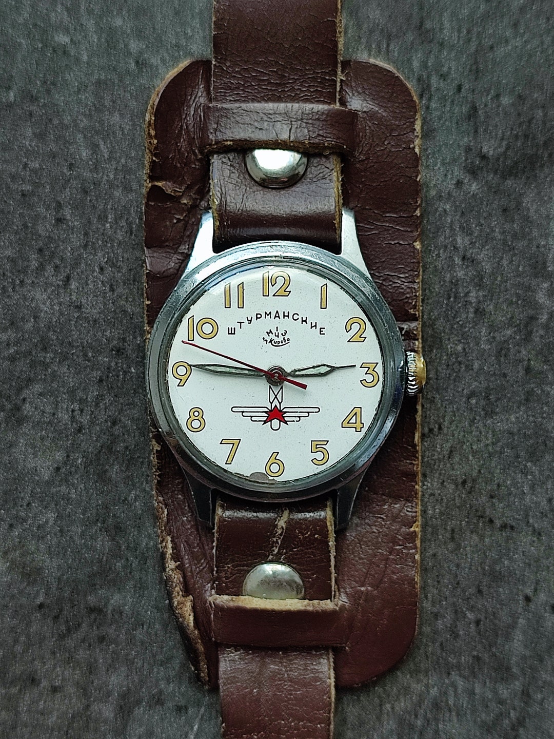 Rarest Navigator Vintage Soviet Men's Mechanical Wristwatch MCHZ1 ...