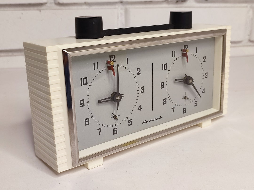 Soviet Chess Clock Chess Timer Chess Clock Jantar Vintage CHESS CLOCK ...