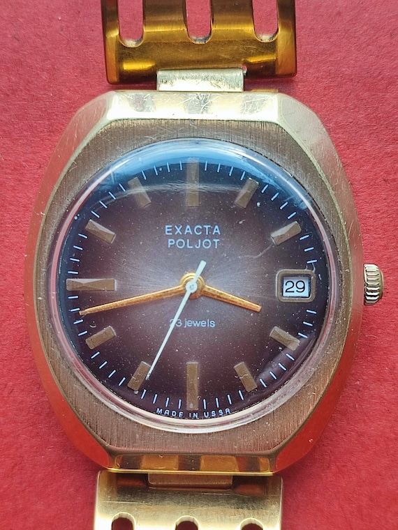 POLJOT EXACTA Automatic watch Date Soviet Vintage Mec… - Gem
