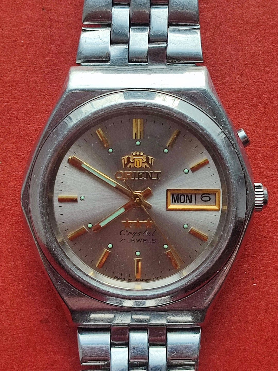 1980's ORIENT 3 Star 469WB3-61 Men's Watch Vintage Japanese Mechanical ...