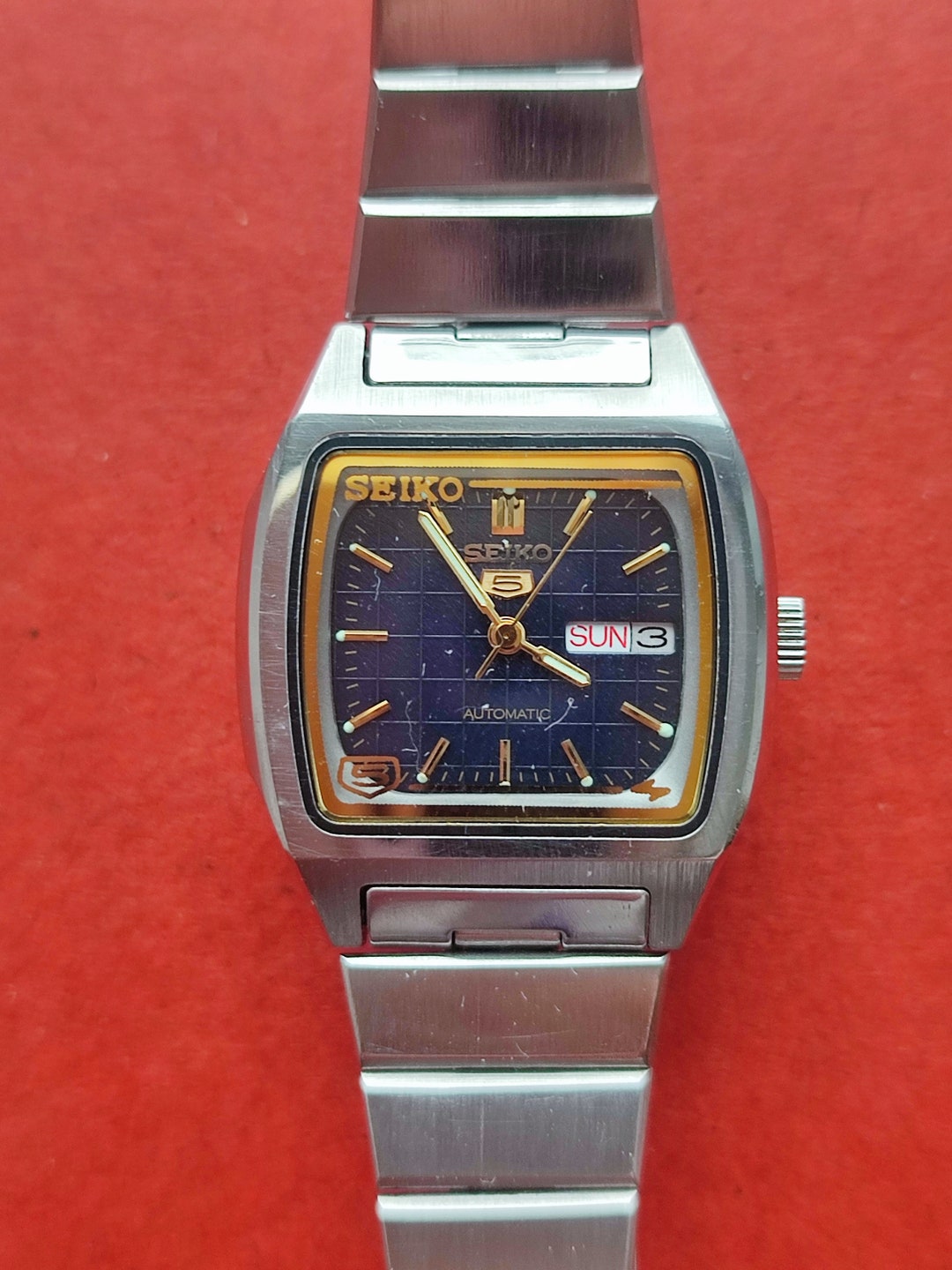 1980's SEIKO 5 Women's Watch Vintage Japanese Mechanical Automatic ...