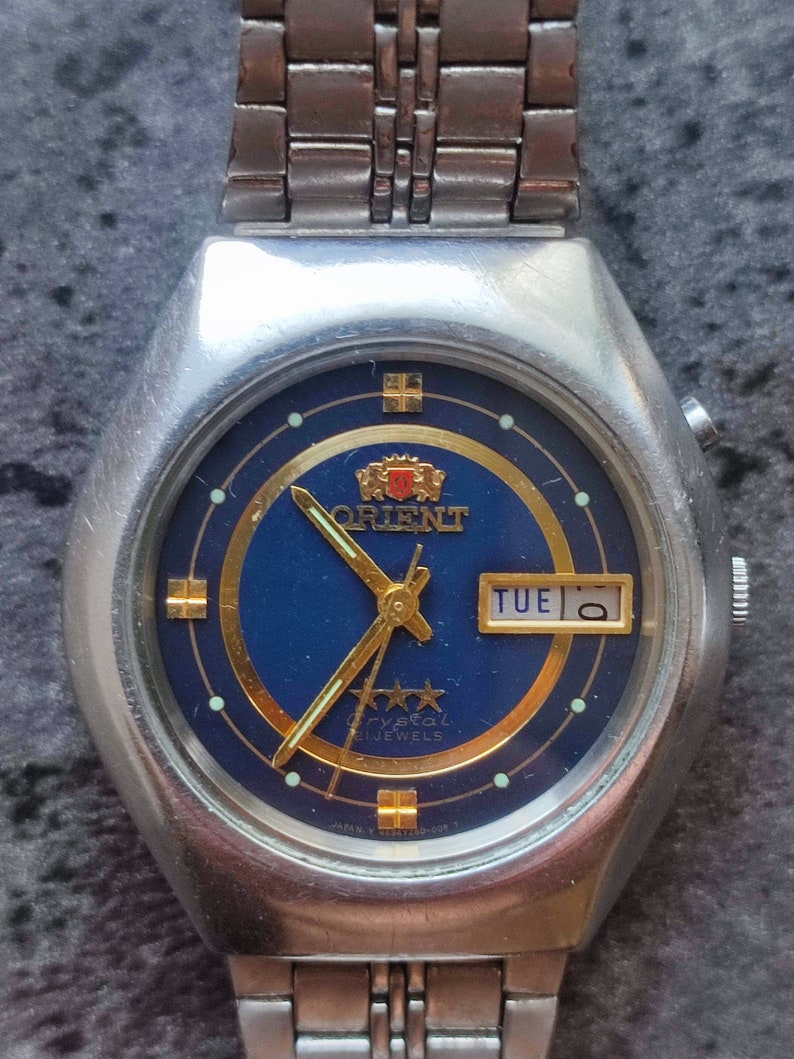 1970's ORIENT 3 Star 469LS9-6B Men's Watch Vintage Japanese Mechanical ...