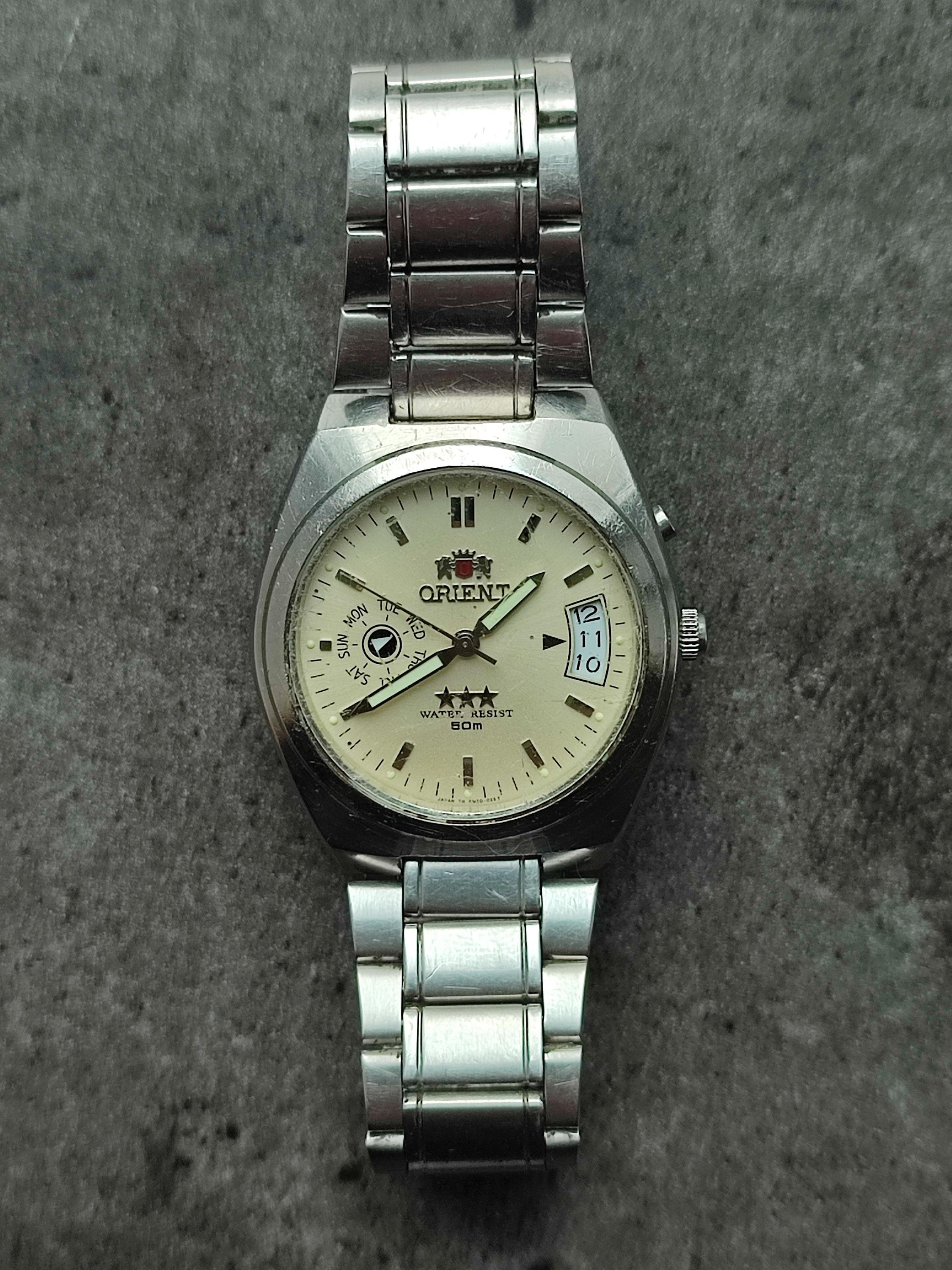 Vintage Orient 3 Star Automatic Watch, Rare Japanese EM5L-C0, Serviced ...