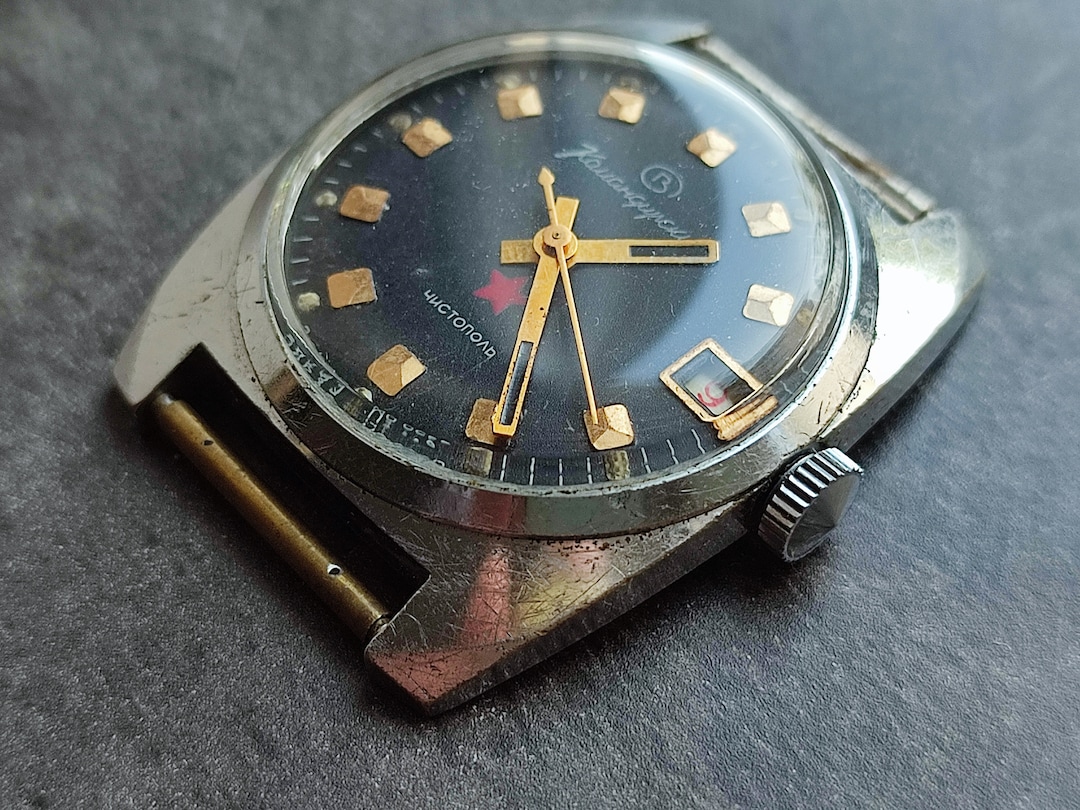 Soviet Watch Vostok USSR Commander Watch Wostok Vintage Russian Mens ...