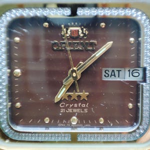 Vintage Watch ORIENT Freza EA 469ED5-40 CA Automatic Day Date Original ...