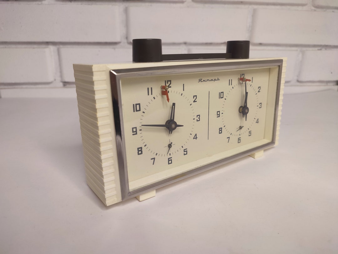 Soviet Chess Clock Chess Timer Chess Clock Jantar Vintage CHESS CLOCK ...