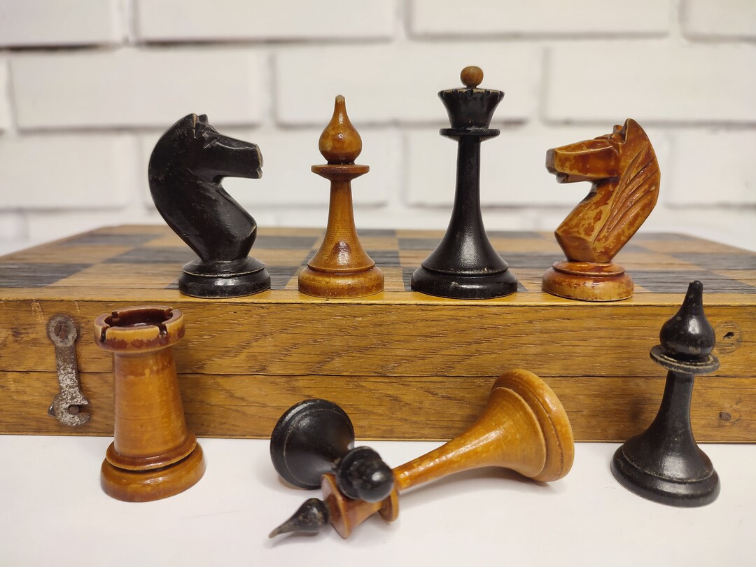 Nice Authentic Classic Soviet Mini Chess Set Made Famous by the Movie ...